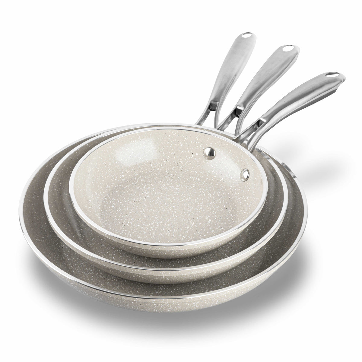 Granitestone Ceraluxe 3 Piece Skillet Set – Granitestone.com
