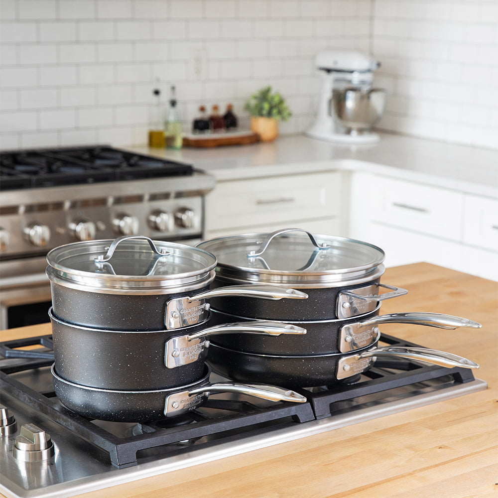 Granitestone 10-Piece Stackmaster Stackable Cookware Set – Granitestone.com